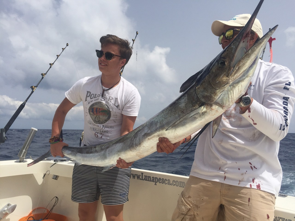 Pesca del atún al curricán en Marbella