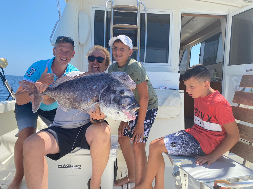 Pesca de fondo en Marbella